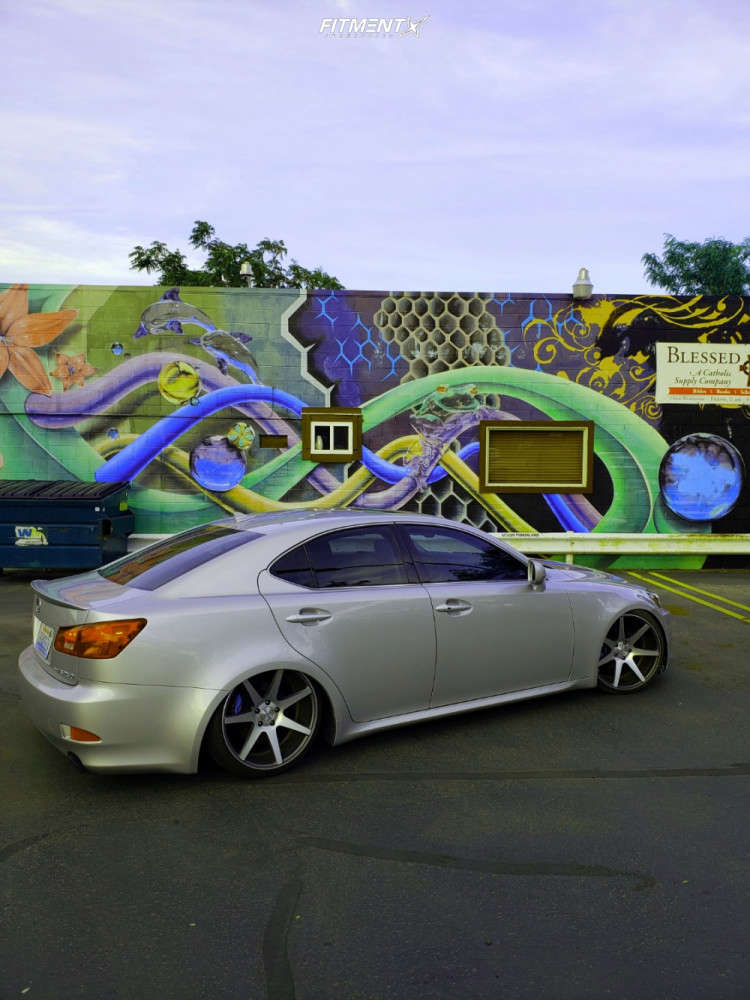 2007 Lexus IS250 Base with 19x10 Vossen Cv7 and Toyo Tires 225x40 on ...