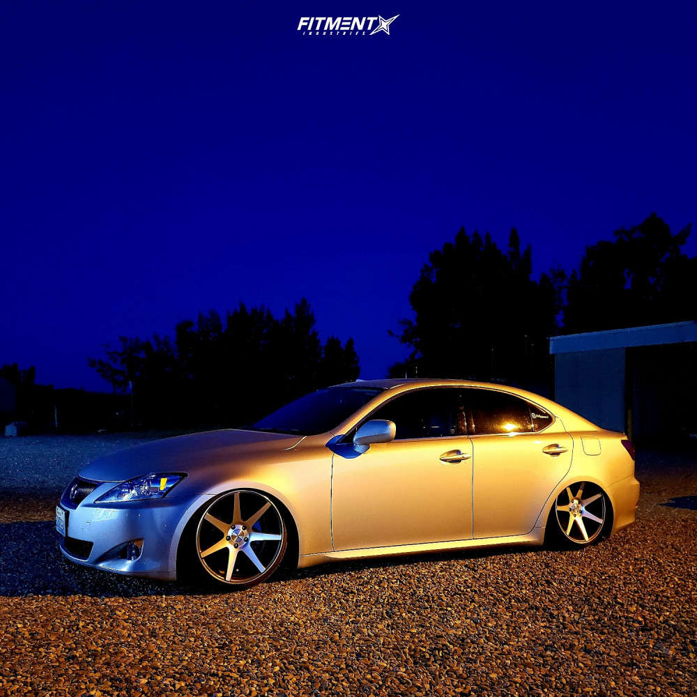 2007 Lexus IS250 Base with 19x10 Vossen Cv7 and Toyo Tires 225x40 on ...
