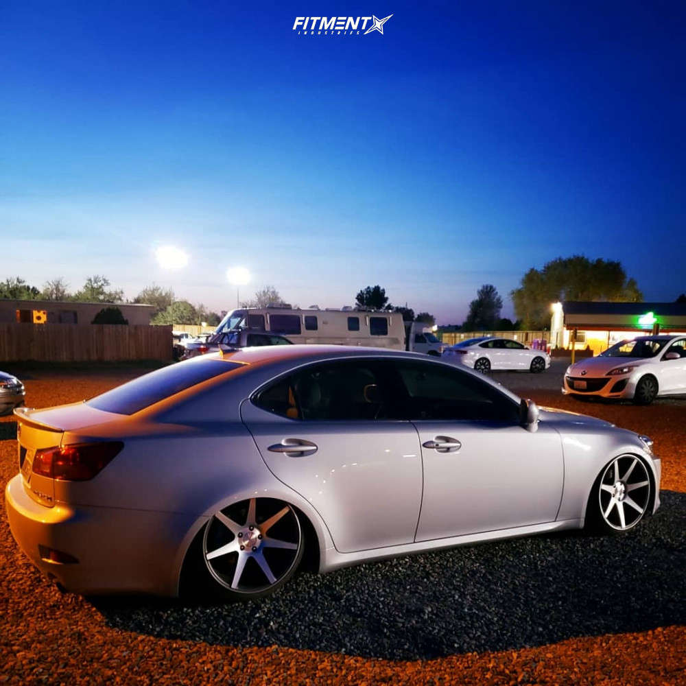 2007 Lexus IS250 Base with 19x10 Vossen Cv7 and Toyo Tires 225x40 on ...