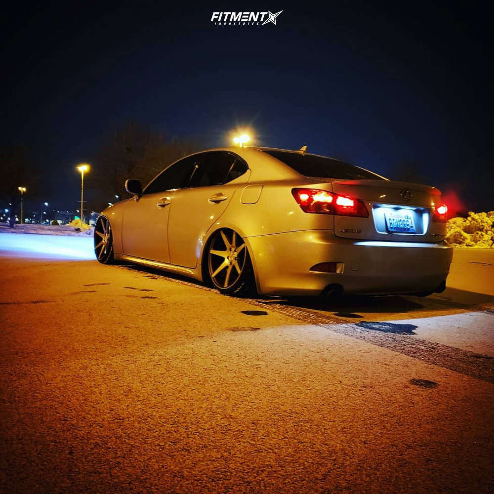 2007 Lexus IS250 Base with 19x10 Vossen Cv7 and Toyo Tires 225x40 on ...