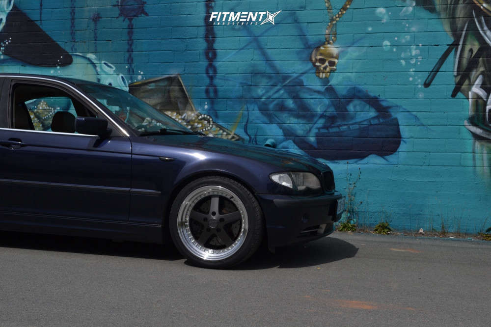 2002 BMW 330xi Base with 18x8.5 ESR SR04 and Aptany 235x40 on Lowering ...