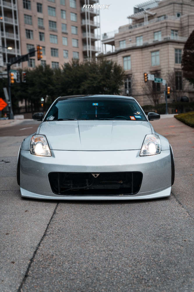 2006 Nissan 350Z Base with 19x10.5 Weds Lxz and Achilles 215x35 on ...
