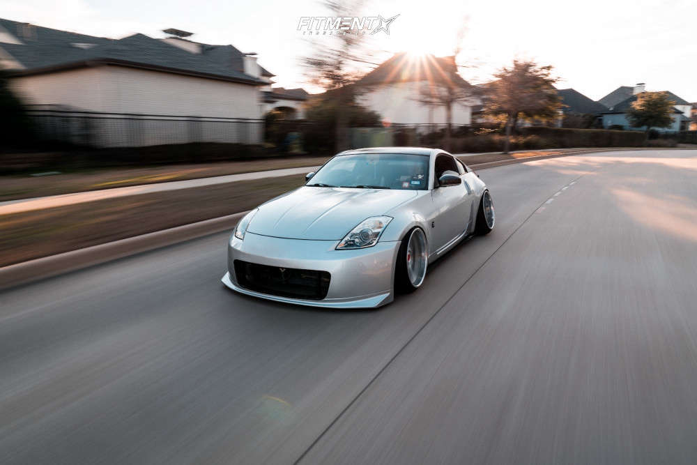 2006 Nissan 350Z Base with 19x10.5 Weds Lxz and Achilles 215x35 on ...