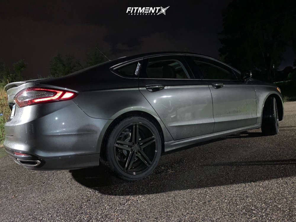 2016 Ford Fusion SE with 19x8.5 Verde Parallax and Hankook 245x40 on ...