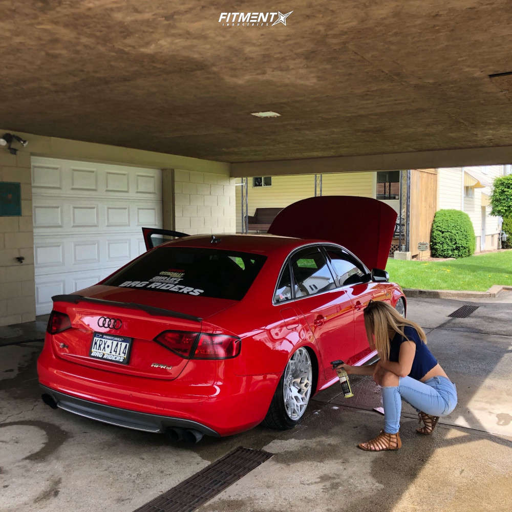 2010 Audi S4 Base with 18x9.5 WatercooledIND Md1 and Ohtsu 235x45 on ...