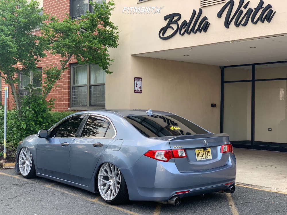 2009 Acura TSX Base with 20x9 Aodhan Ls009 and Zenna 235x35 on Air ...