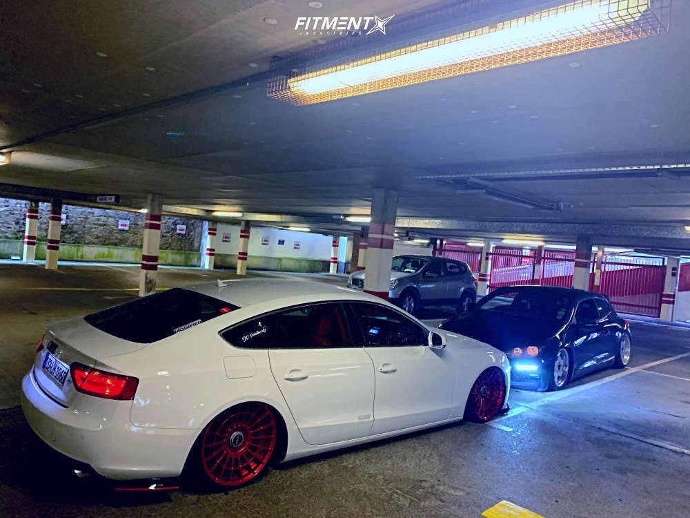 2013 Audi A5 Cabriolet with 20x10 Rotiform Las-r and Continental 235x40 ...