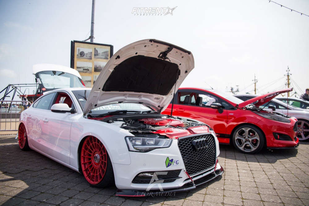 2013 Audi A5 Cabriolet with 20x10 Rotiform Las-r and Continental 235x40 ...