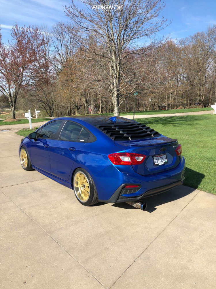 2016 Chevrolet Cruze LT with 18x8.5 STR 514 and Nitto 225x40 on ...