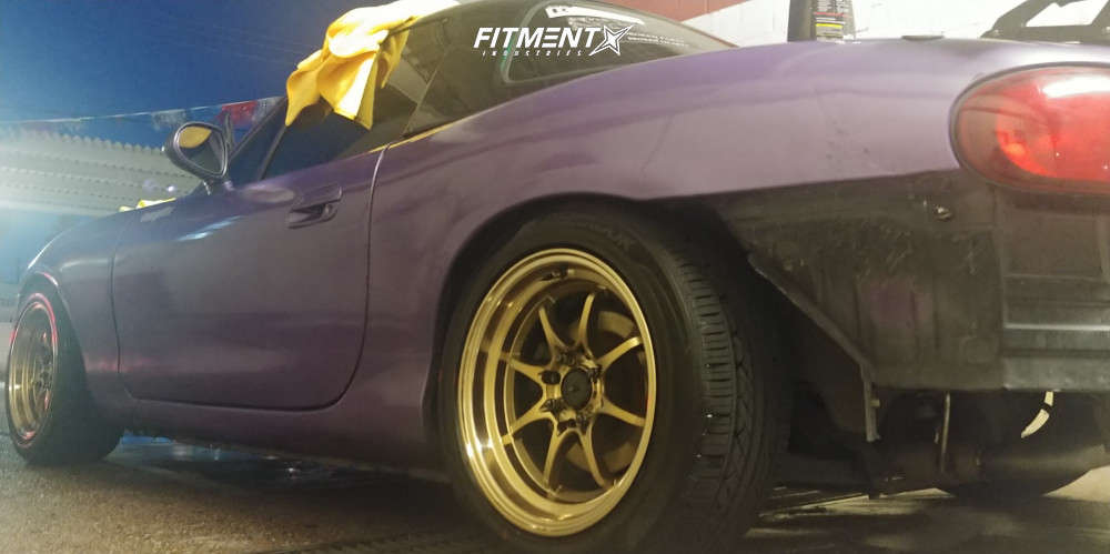 1999 Mazda Miata Base with 15x8 F1R F03 and Hankook 205x40 on Coilovers ...