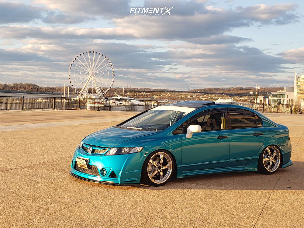 2009 Honda Civic Si with 18x8 TSW Jarama and Falken 205x40 on Coilovers ...