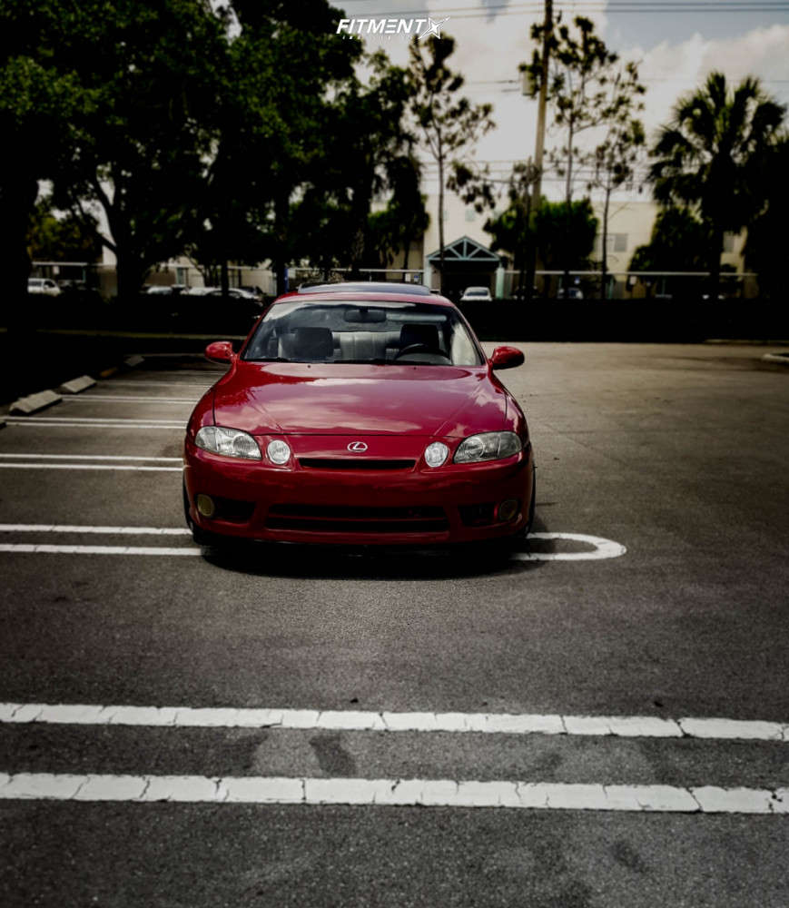 1998 Lexus SC300 Base with 18x9.5 Varrstoen Mk9 and Hankook 245x35 on ...