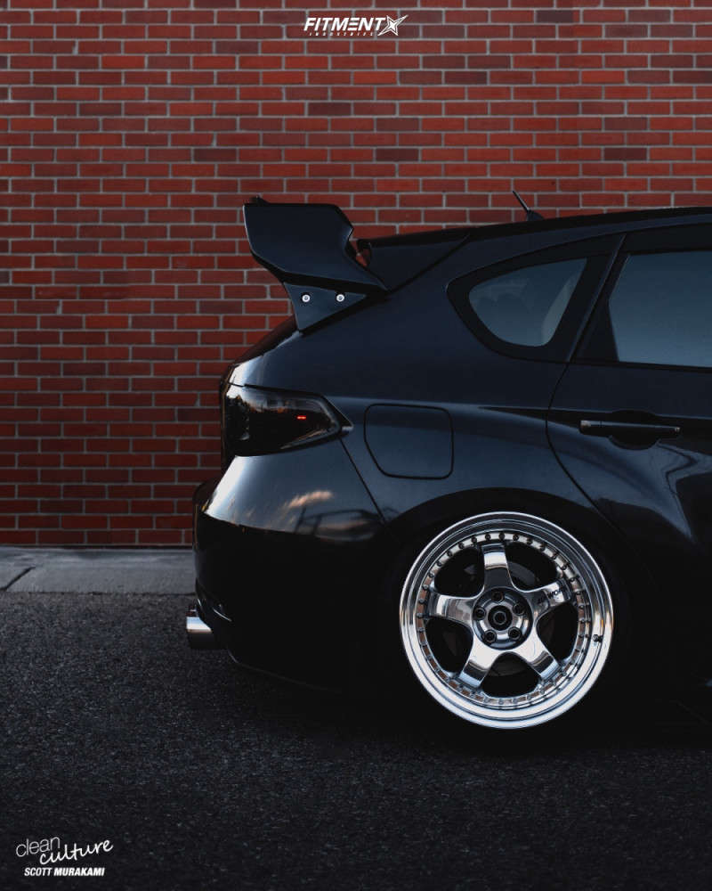 2011 Subaru WRX Base with 18x10 Work Meister S1 3p and Federal 225x35 ...