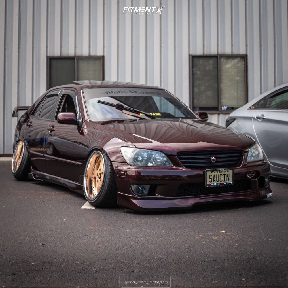 2004 Lexus IS300 Base with 17x9.5 Work VS SS and Federal 215x40 on ...