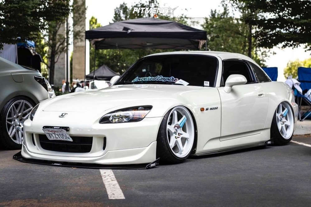 2005 Honda S2000 Base with 18x9.5 ESR Sr07 and Nitto 245x40 on Air ...