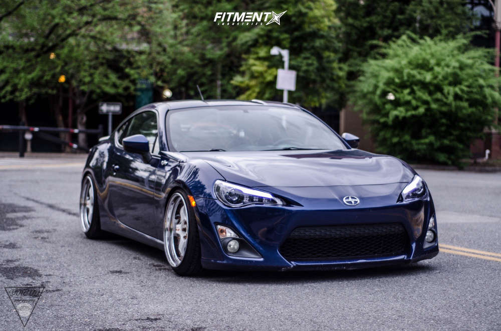 2014 Scion FR-S Base with 18x9.5 Work Meister S1 3P and Federal 215x40 on Coilovers | 719127 ...