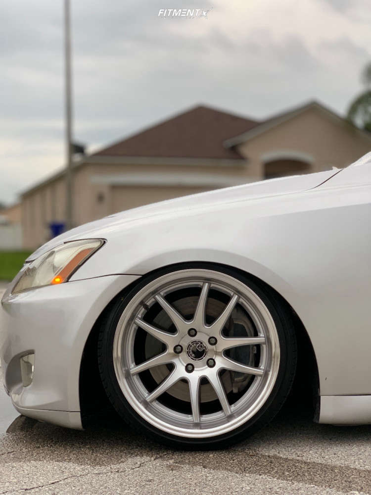 2007 Lexus IS350 Base with 18x9.5 Aodhan DS02 and Nankang 215x35 on ...