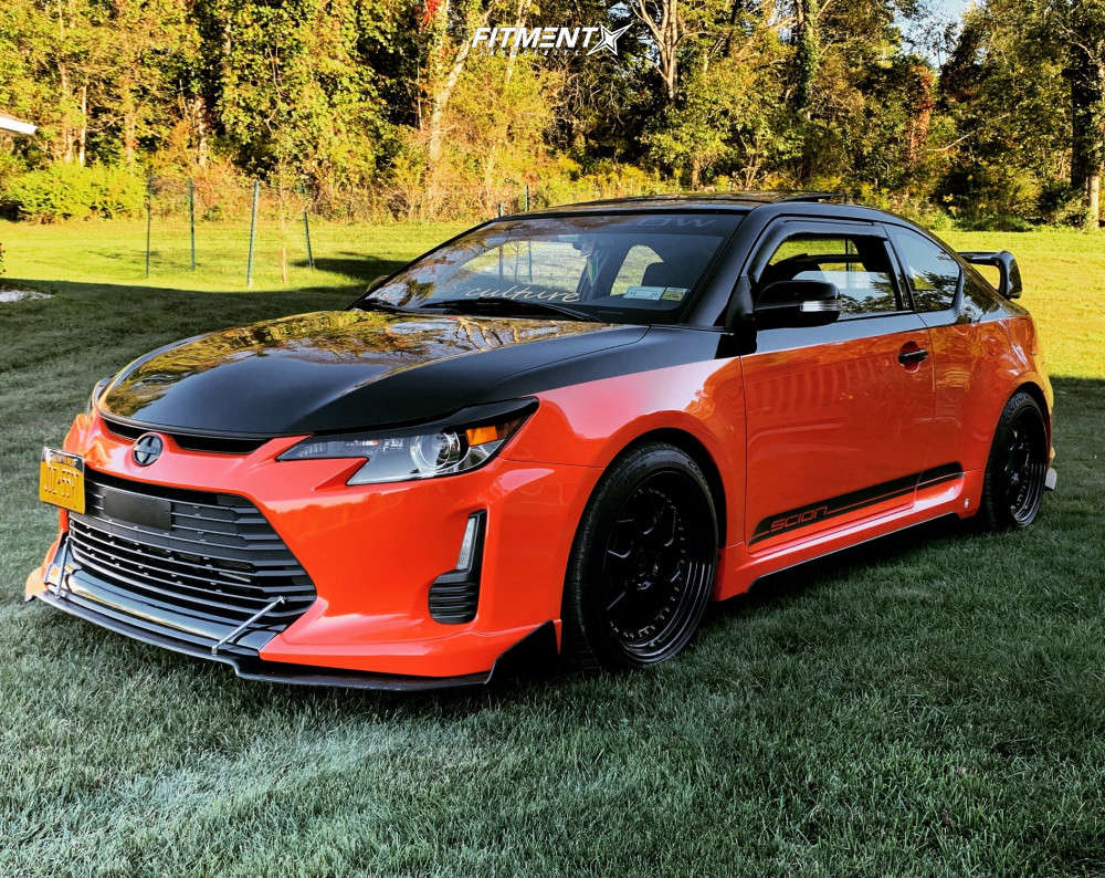 2015 Scion TC Base with 18x9.5 Aodhan Ds01 and Continental 245x40 on ...