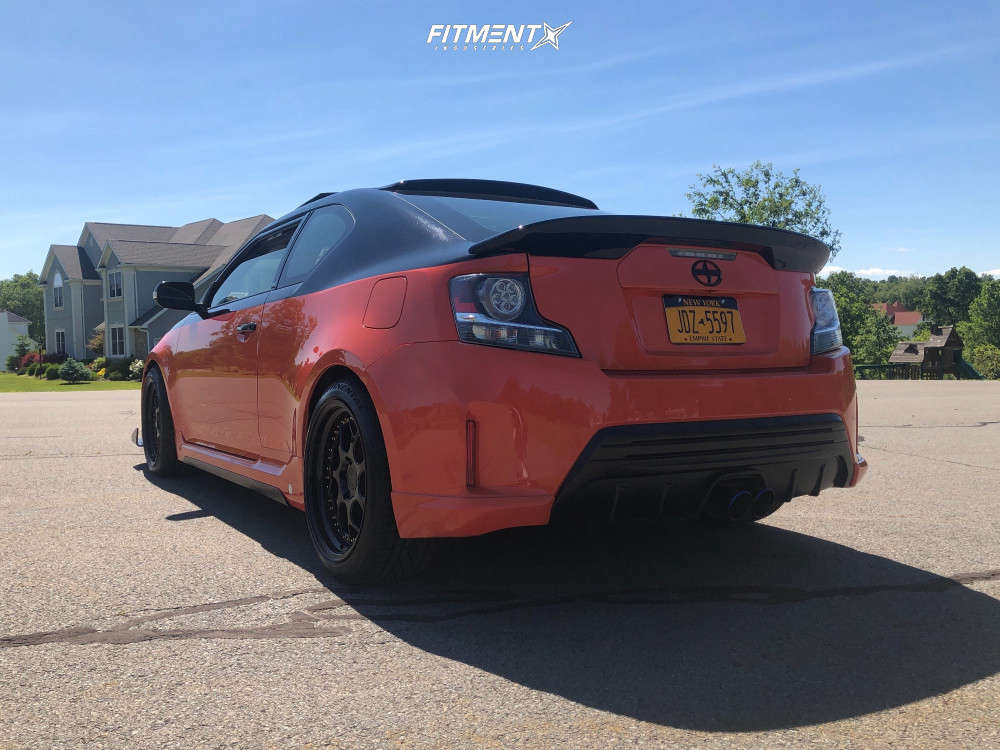 2015 Scion TC Base with 18x9.5 Aodhan Ds01 and Continental 245x40 on ...