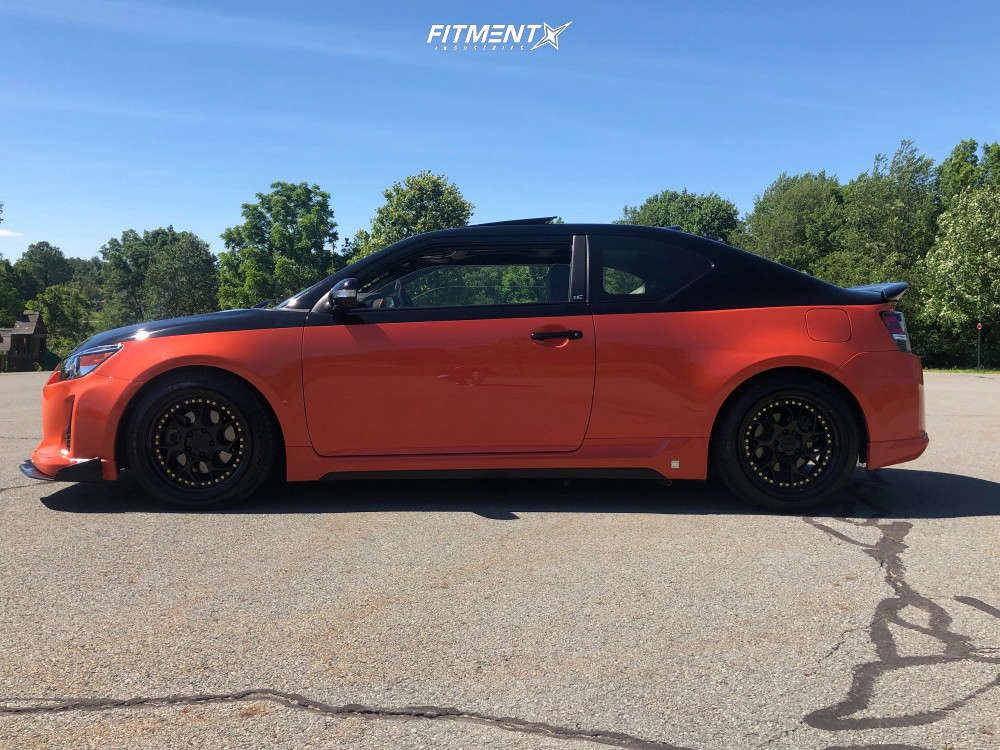 2015 Scion TC Base with 18x9.5 Aodhan Ds01 and Continental 245x40 on ...