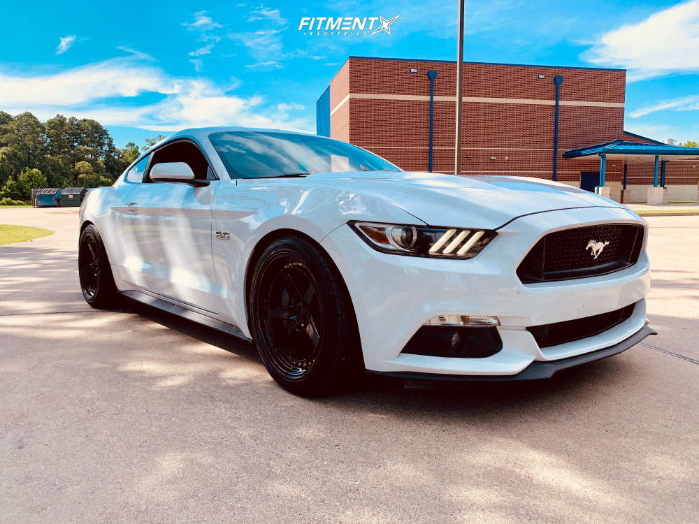 2016 Ford Mustang GT with 19x9.5 Aodhan Ds05 and Nitto 255x40 on ...