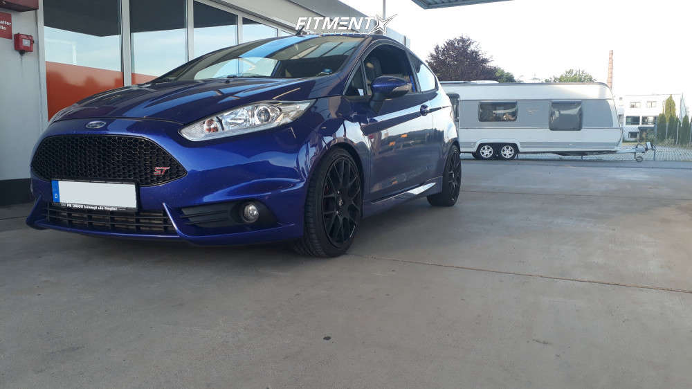 2016 Ford Fiesta ST with 17x7.5 Sparco Pro Corsa and Bridgestone 205x40 ...