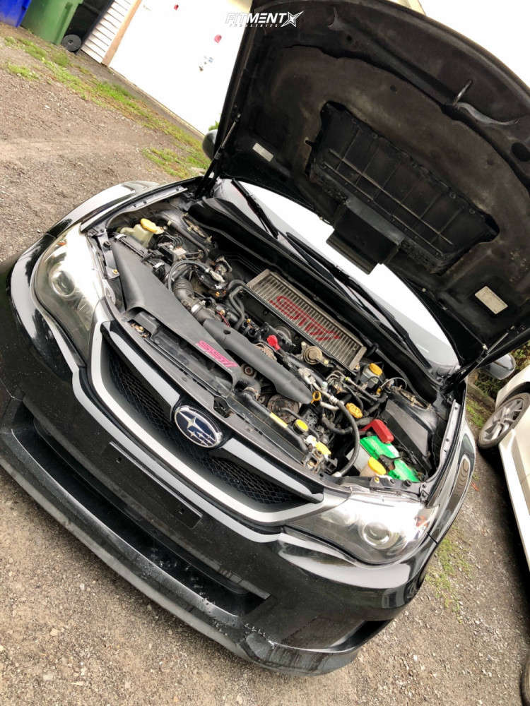 2012 Subaru WRX STI Base with 17x7.5 Enkei M52 and Firestone 245x45 on ...