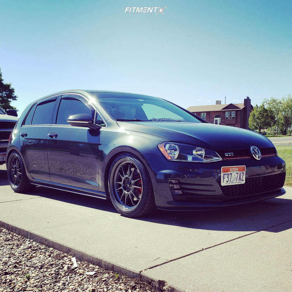 2017 Volkswagen GTI S with 18x8.5 Konig Hypergram and Nitto 225x40 on ...