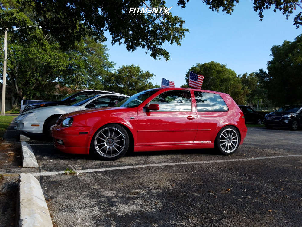 2004 Volkswagen GTI Base with 18x8.5 OZ Racing Superleggera and Nitto ...