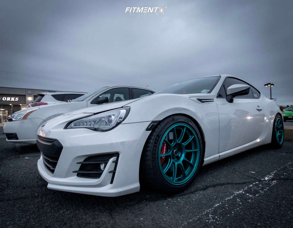 2017 Subaru BRZ Limited with 17x9 WedsSport TC105X and Michelin 245x40 on Coilovers | 720741 ...