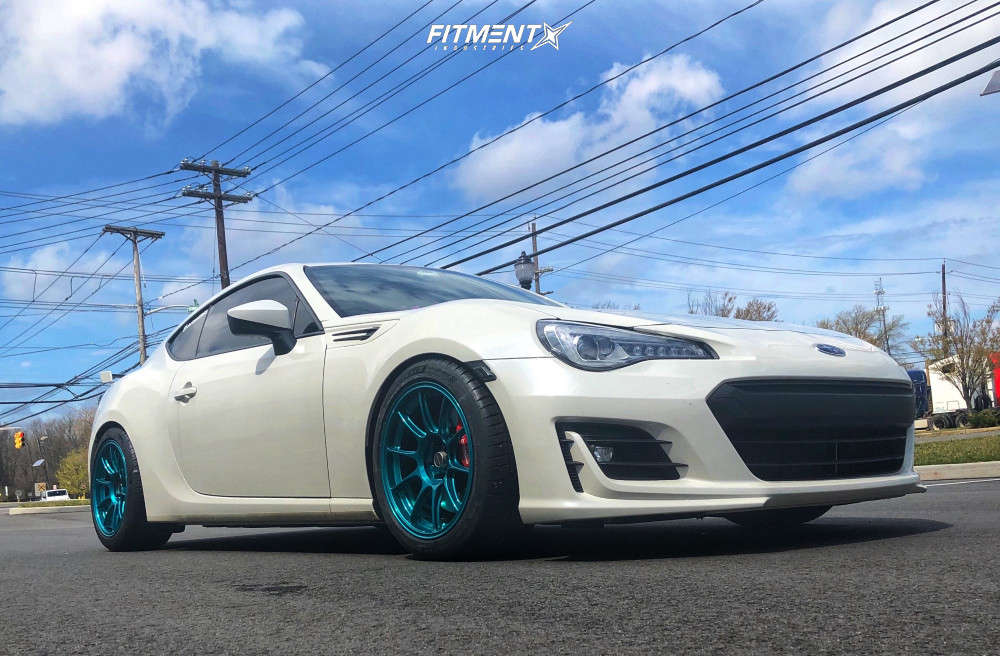 2017 Subaru BRZ Limited with 17x9 WedsSport TC105X and Michelin 245x40 on Coilovers | 720741 ...