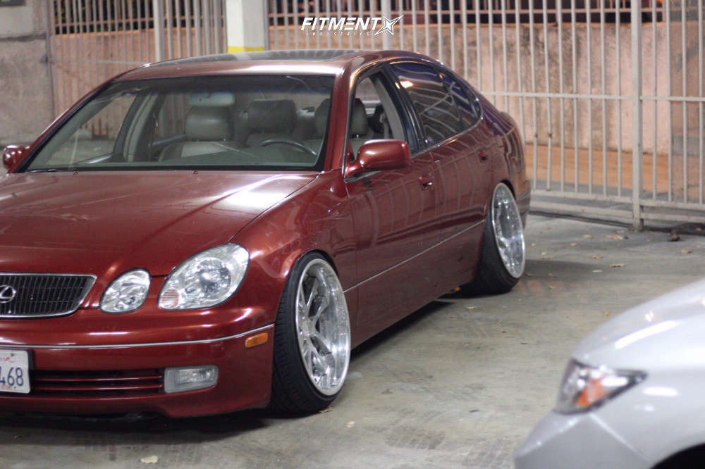 2000 Lexus GS300 4dr Sedan with 19x10.5 Weds Lxz and Nankang 235x35 on ...