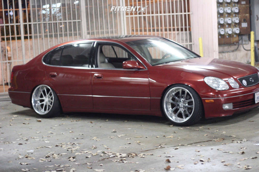 2000 Lexus GS300 4dr Sedan with 19x10.5 Weds Lxz and Nankang 235x35 on Coilovers | 720760 ...