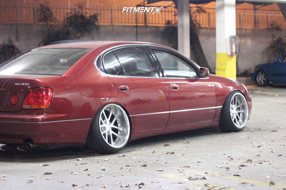 2000 Lexus GS300 4dr Sedan with 19x10.5 Weds Lxz and Nankang 235x35 on ...