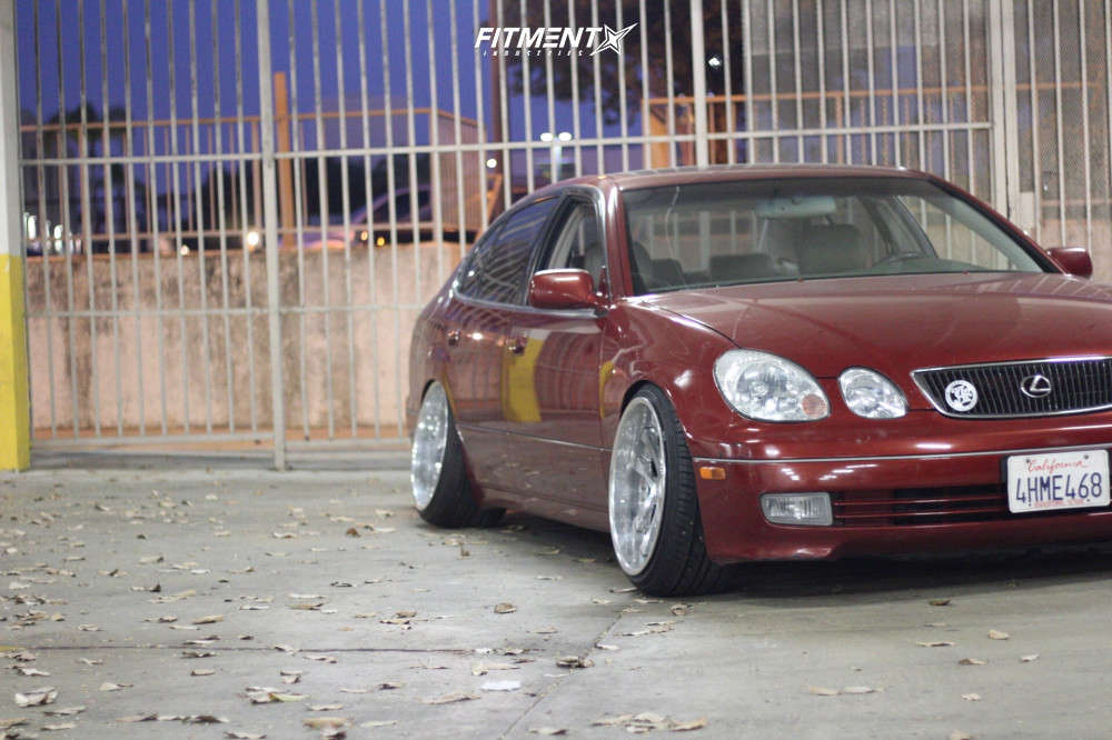 2000 Lexus GS300 4dr Sedan with 19x10.5 Weds Lxz and Nankang 235x35 on ...