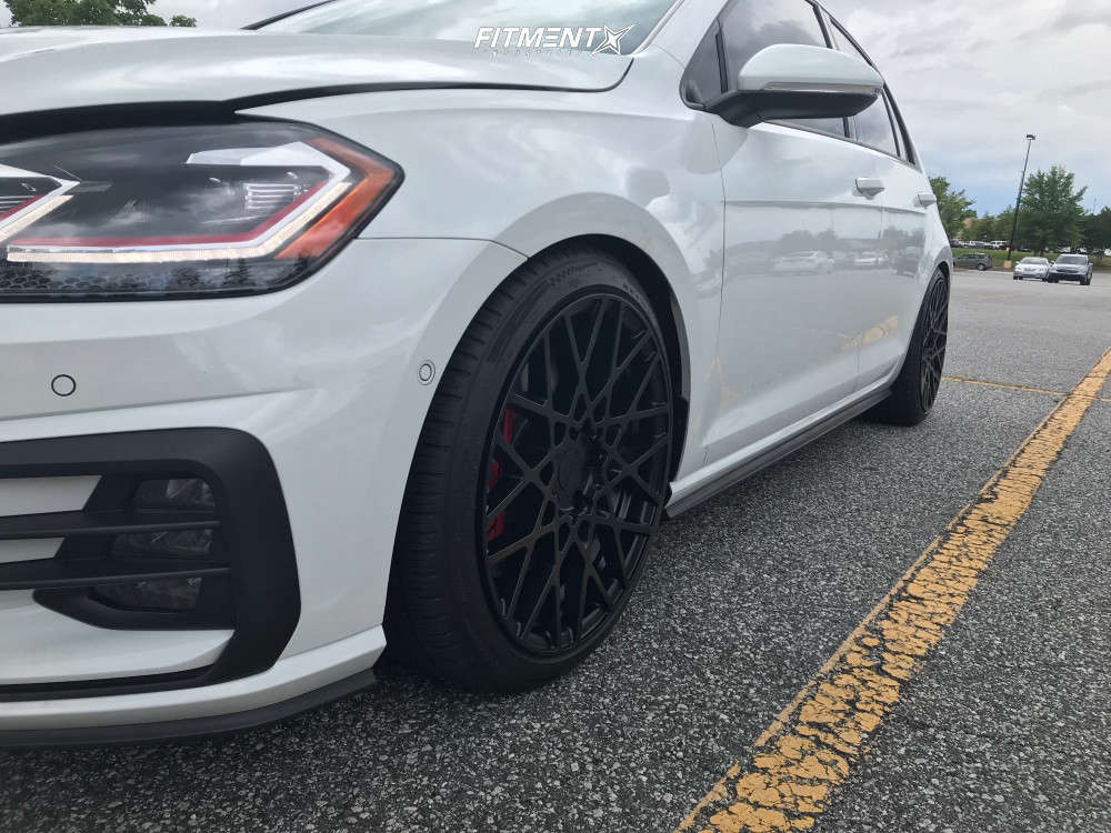 2018 Volkswagen GTI Autobahn with 18x8.5 Rotiform Blq and Pirelli ...