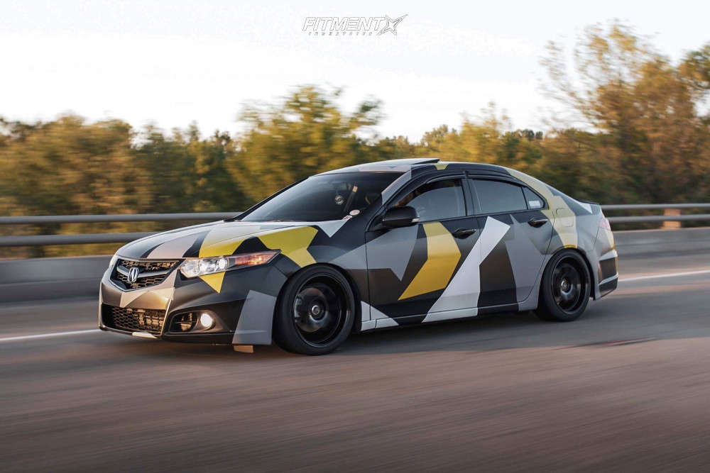 2011 Acura TSX Base with 18x9.5 Work D9r and General 235x40 on ...