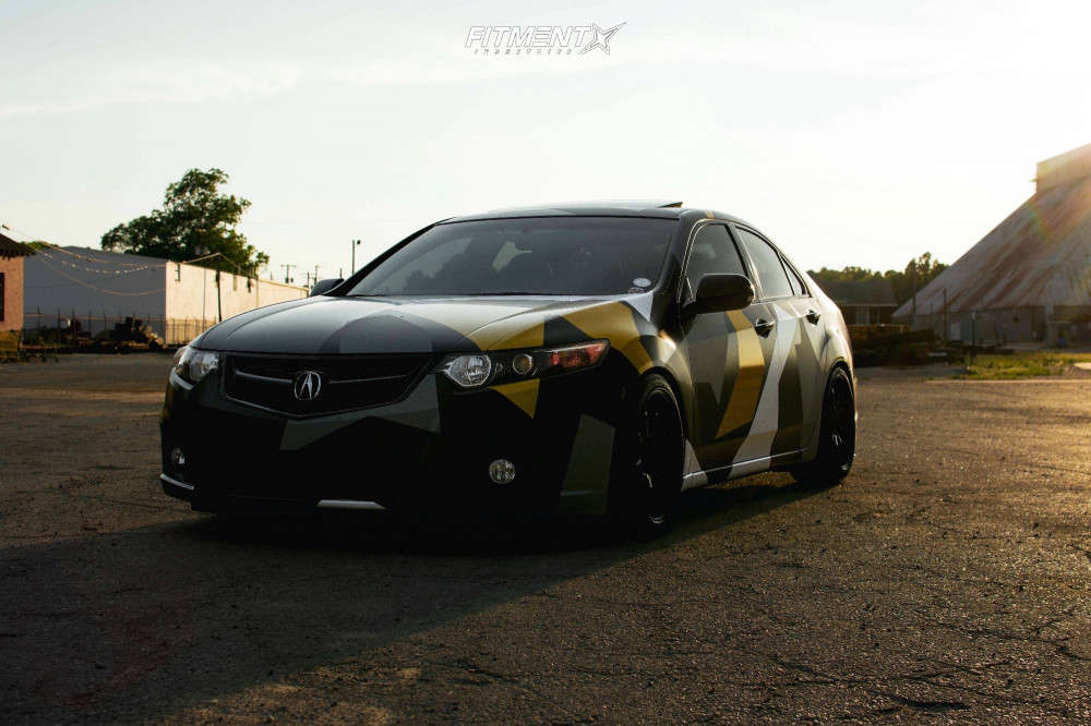 2011 Acura TSX Base with 18x9.5 Work D9r and General 235x40 on ...