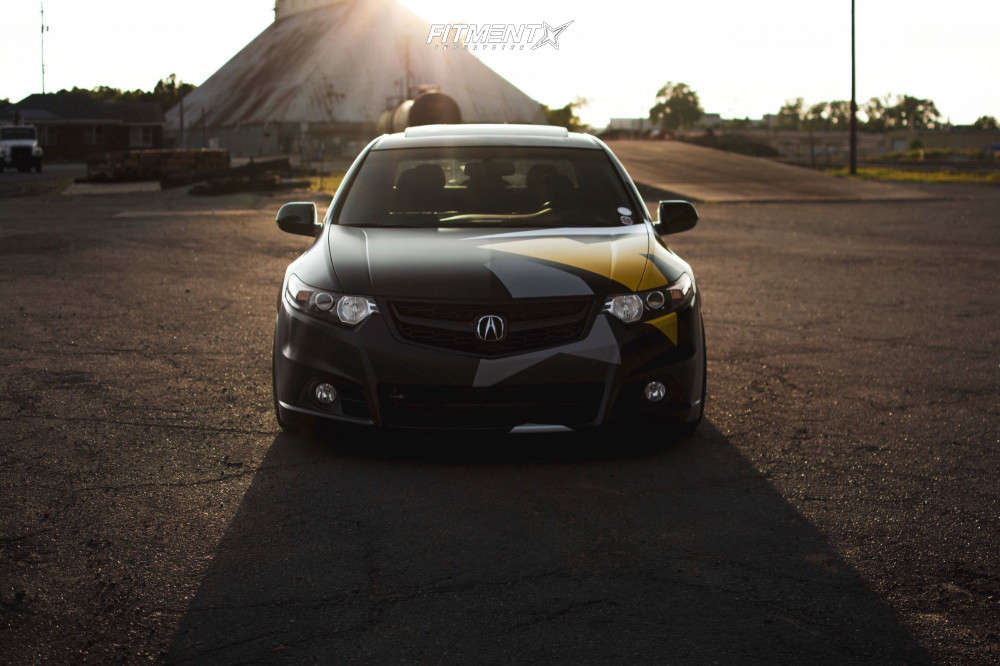 2011 Acura TSX Base with 18x9.5 Work D9r and General 235x40 on ...