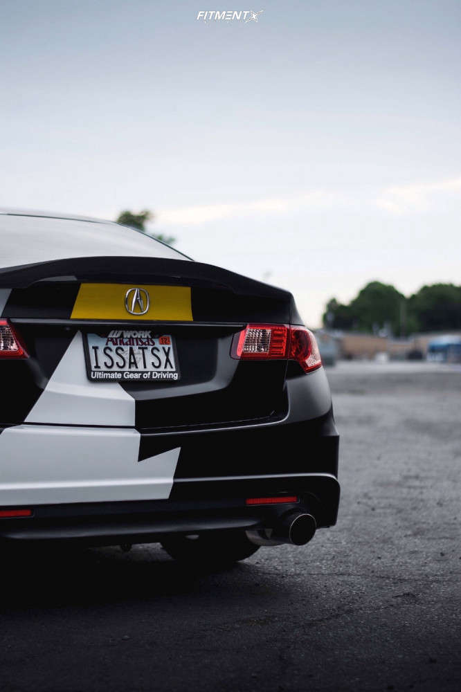 2011 Acura TSX Base with 18x9.5 Work D9r and General 235x40 on ...