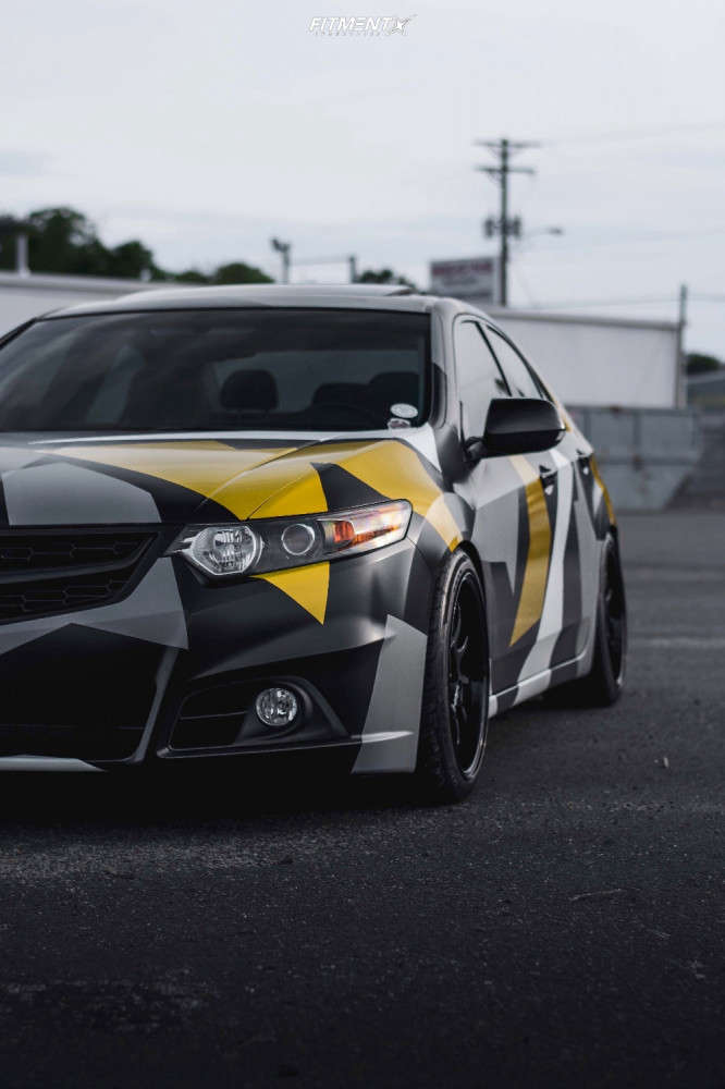 2011 Acura TSX Base with 18x9.5 Work D9r and General 235x40 on ...