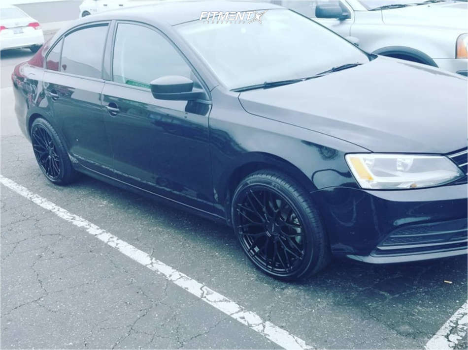 2016 Volkswagen Jetta S with 18x8.5 Versus Racing Vs24 and Lexani ...