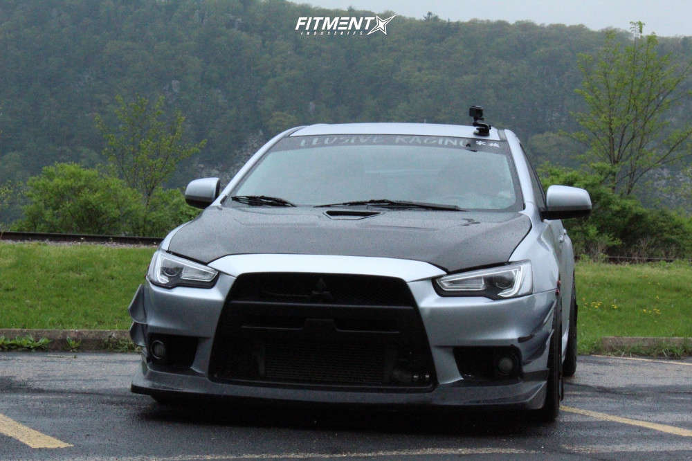 2013 Mitsubishi Lancer Evolution GSR with 18x9 Enkei Kojin and Hankook ...