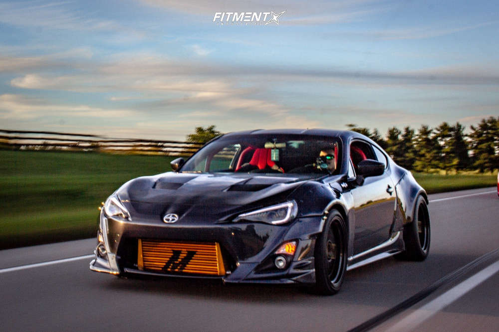 2013 Scion FR-S Base with 18x9.5 ESR Sr01 and Bridgestone 255x35 on ...