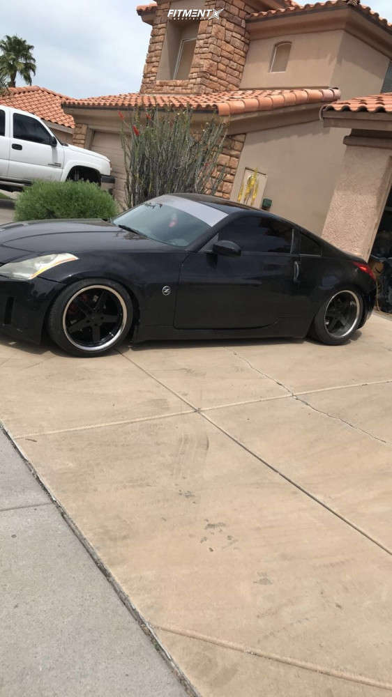 2003 Nissan 350Z Touring with 18x9.5 XXR 968 and Michelin 235x45 on Coilovers | 721447 | Fitment ...