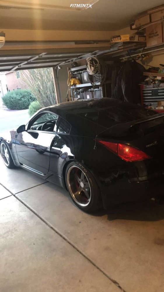 2003 Nissan 350Z Touring with 18x9.5 XXR 968 and Michelin 235x45 on Coilovers | 721447 | Fitment ...