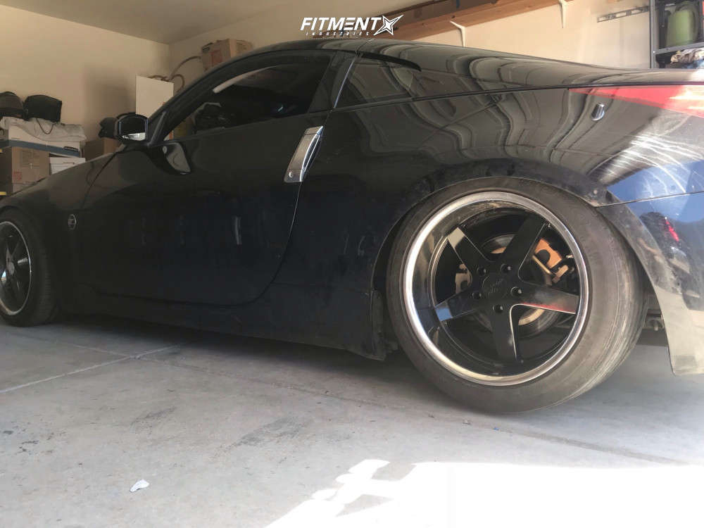 2003 Nissan 350Z Touring with 18x9.5 XXR 968 and Michelin 235x45 on Coilovers | 721447 | Fitment ...