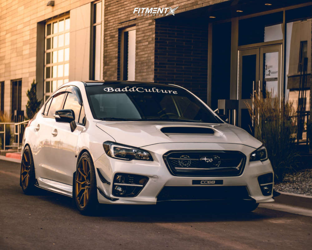 2017 Subaru WRX Premium with 18x9.5 Option Lab R716 and Michelin 265x35 ...