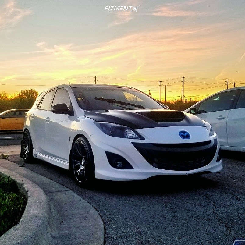 2013 Mazda MazdaSpeed3 Base with 18x8.5 ESR Sr12 and Firestone 255x35 ...