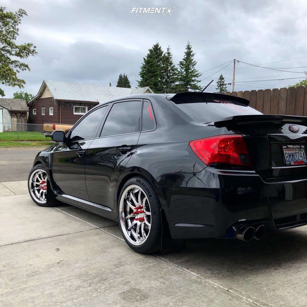 2013 Subaru WRX Base with 18x9.5 Aodhan DS02 and Michelin 245x35 on ...